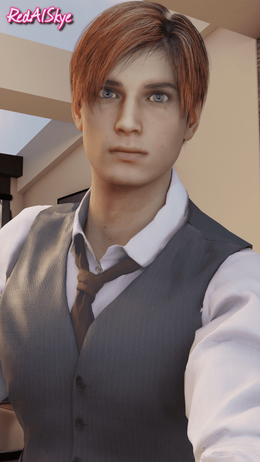 [Blender][4K] Resident Evil – Ada Wong x Leon Scott Kennedy - RedAISkye